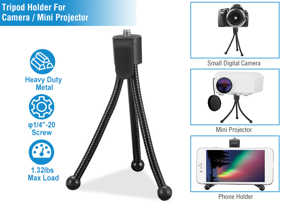 Digital Light weight Mini Tripod Holder Stand For Camera Video Photo ...