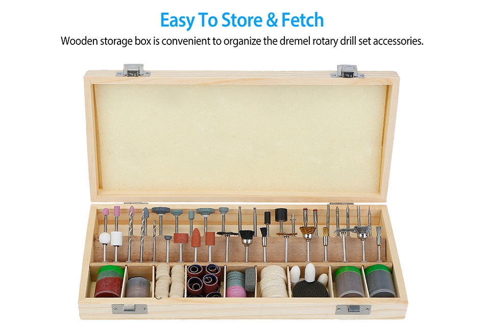 228Pcs Rotary Tool Accessories Kit For Dremel Grinding Polishing Shank ...