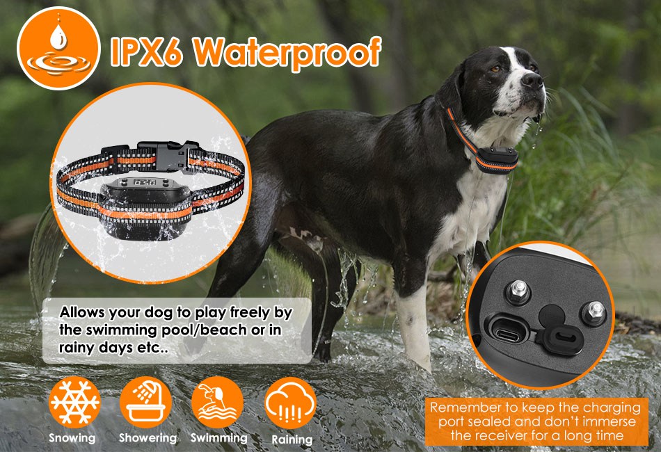 Upgraded GPS Wireless Dog Fence Electric Pet Containment System Shock ...